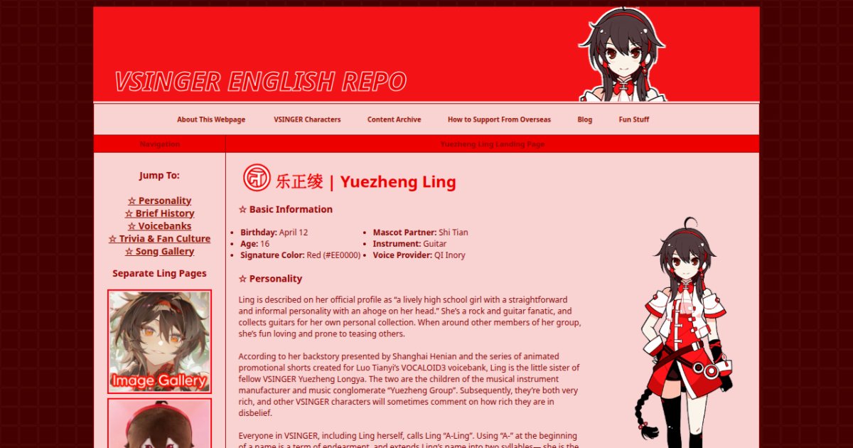 VSINGER ENGLISH REPOSITORY