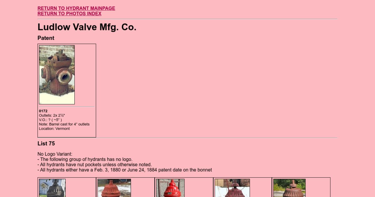 Ludlow Valve Mfg. Co.