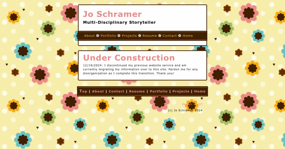 Jo Schramer | Projects | MountainFae Media