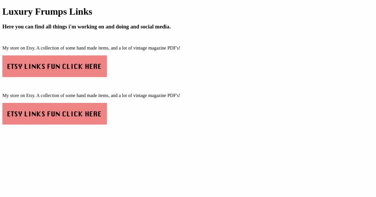 The web site of clubfrumps