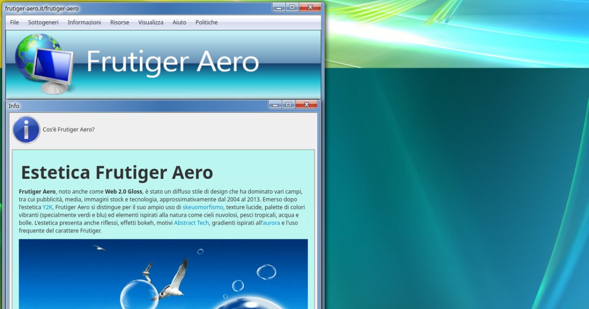 Estetica Frutiger Aero - frutiger-aero.it