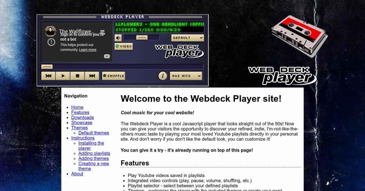 Webdeck Player