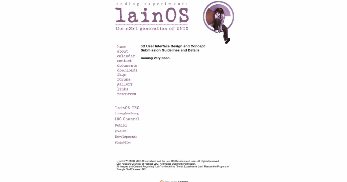 Coding Experiments:LainOS