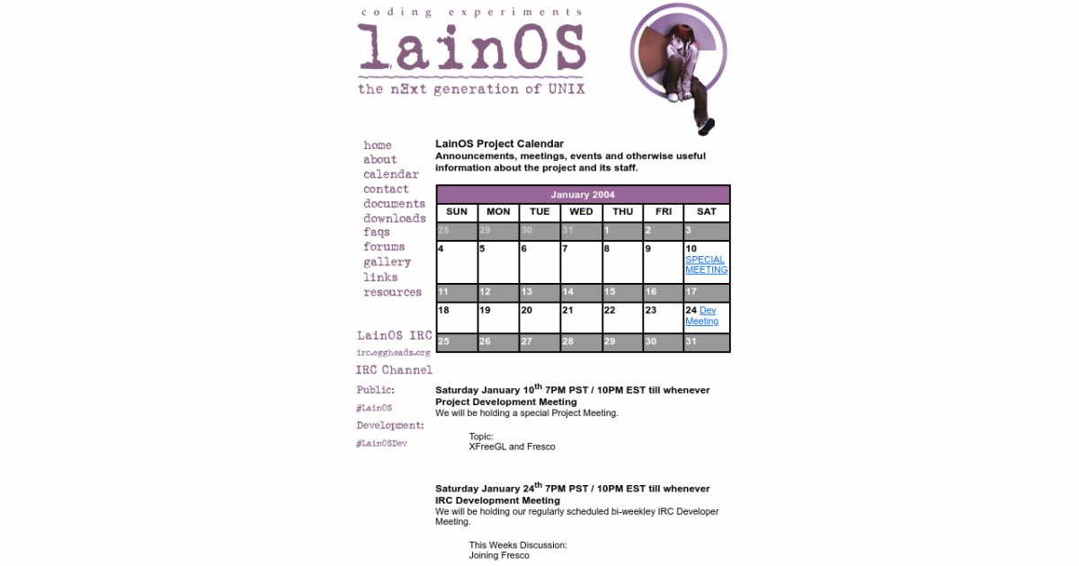 Coding Experiments:LainOS