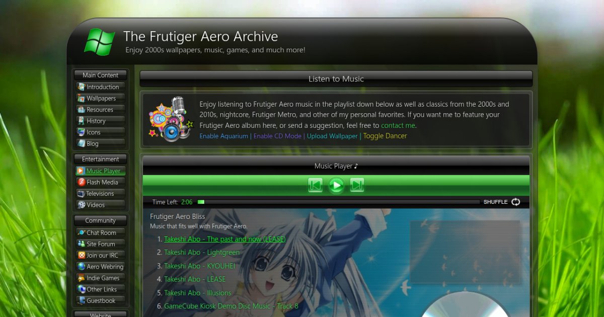 Frutiger Aero Archive - Music