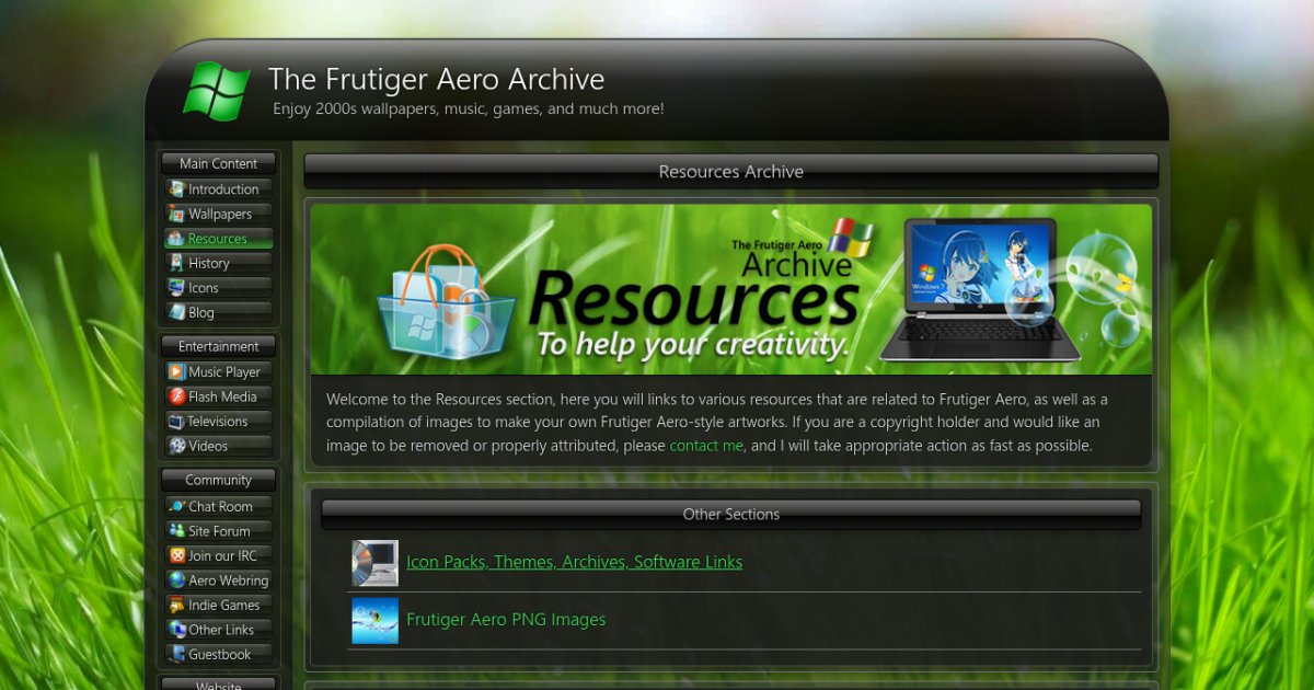Frutiger Aero Archive - Resources