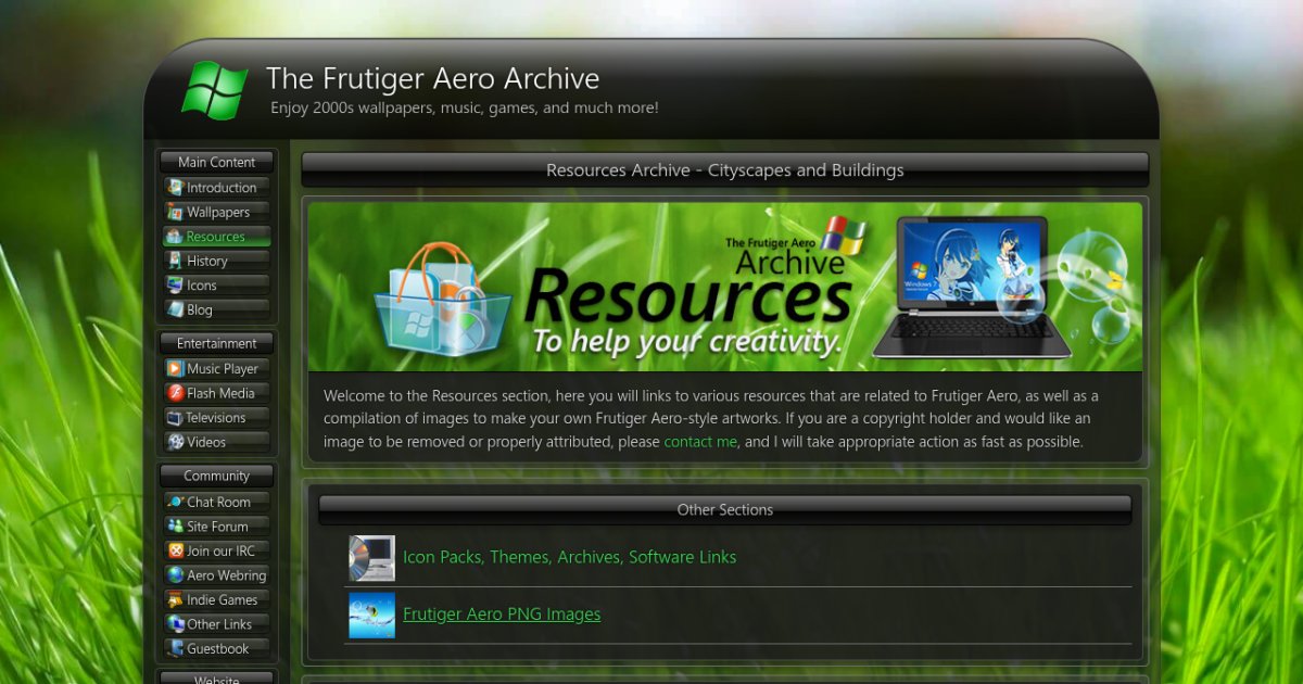 Frutiger Aero Archive - Resources | Buildings
