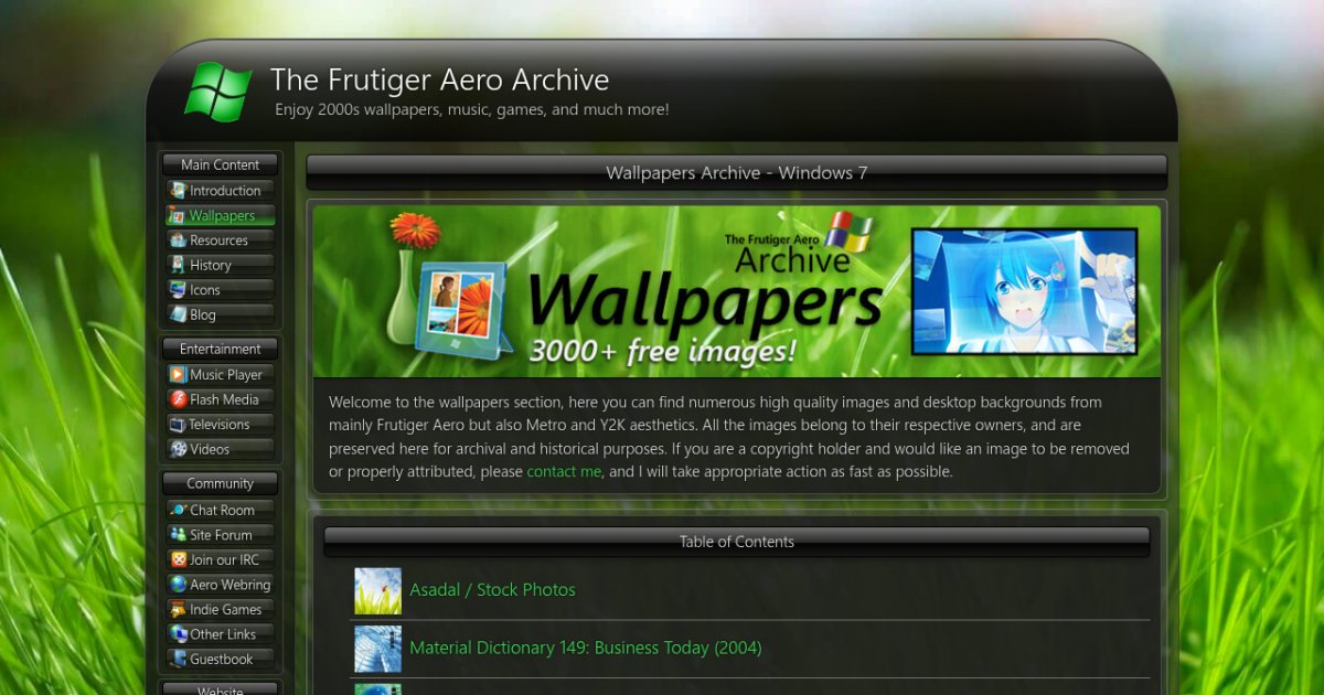 Frutiger Aero Archive - Wallpapers | Windows 7