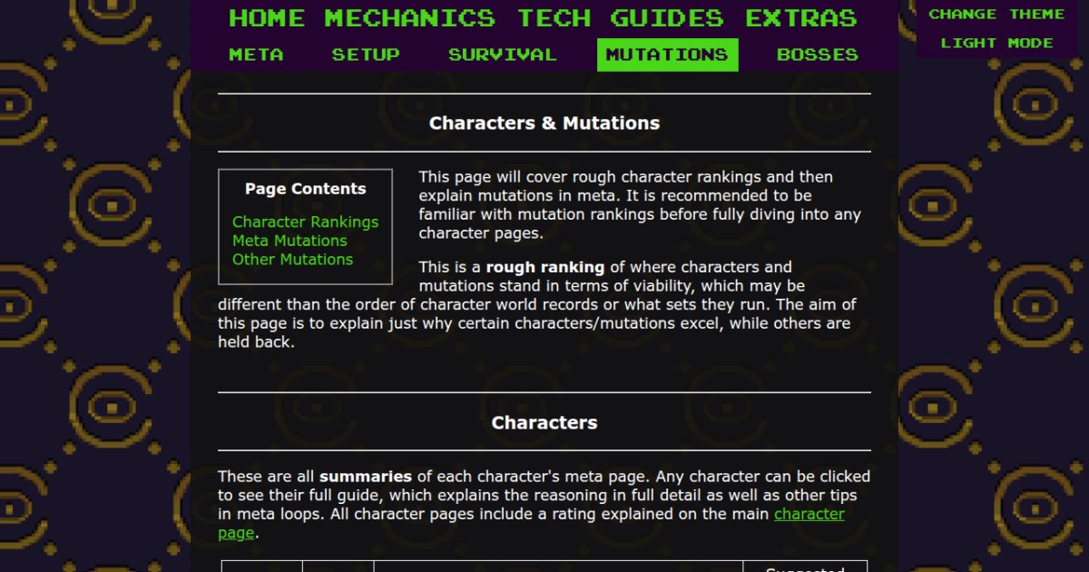 IDNTG - Meta Mutations