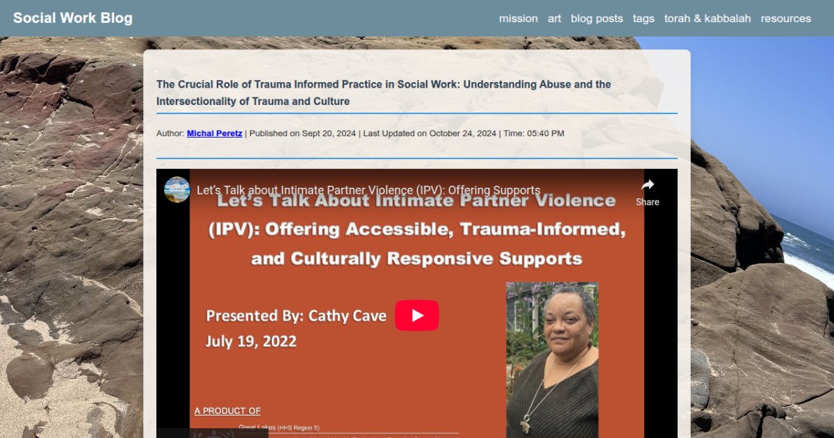 The Crucial Role of Trauma Informed Practice in Social Work ...