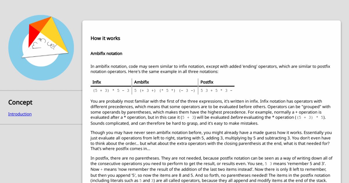 Introduction ⋄ A new programming language concept ⋄