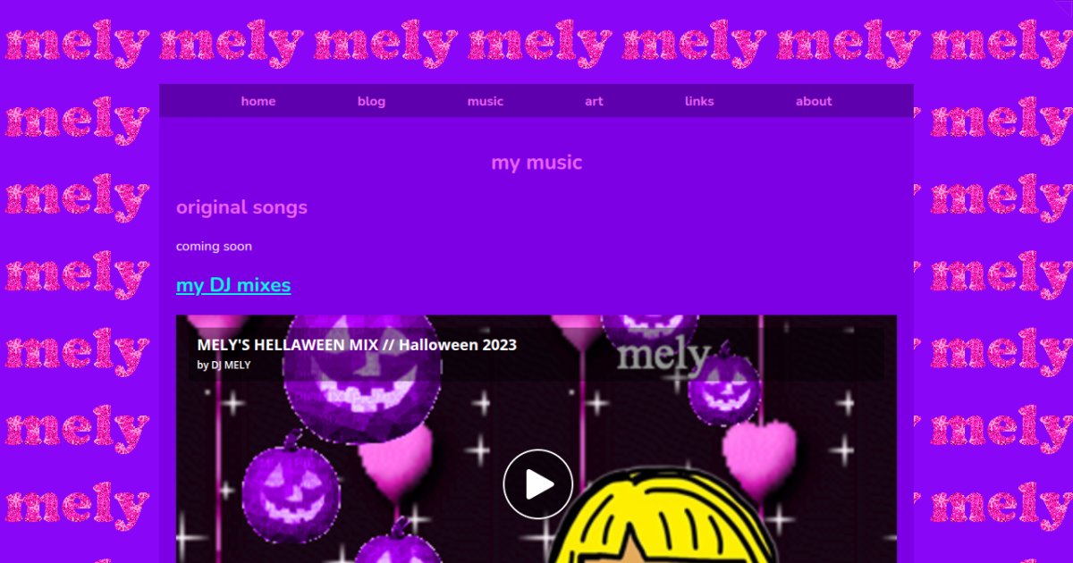 mely's music