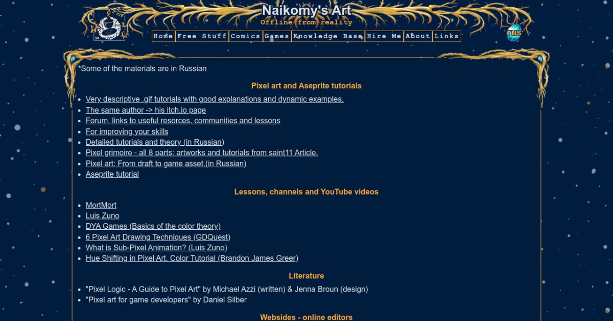 Knowledge Base - Pixel art