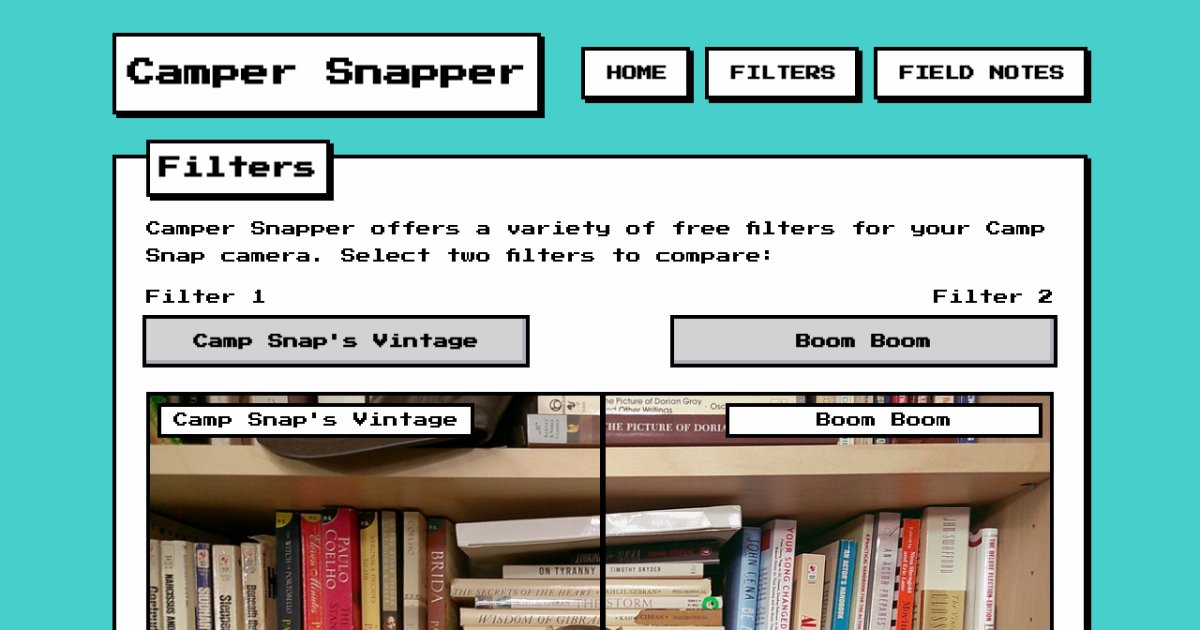 Filters | Camper Snapper