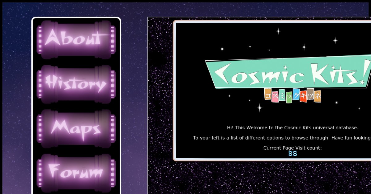 The web site of cosmickits