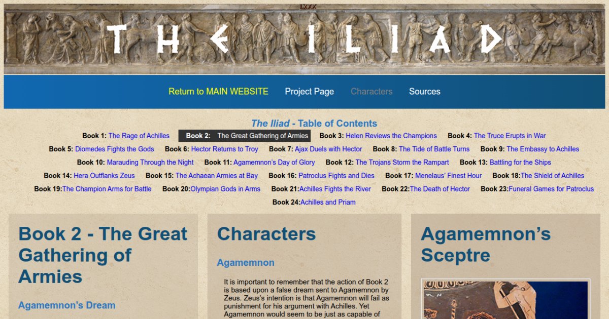 The Iliad Book 2 - Summary