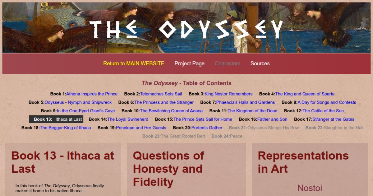 The Odyssey Book 13 - Summary