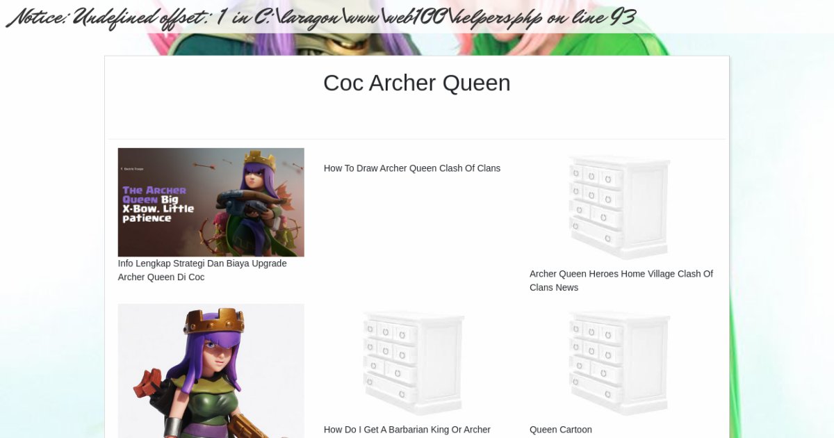 Coc Archer Queen