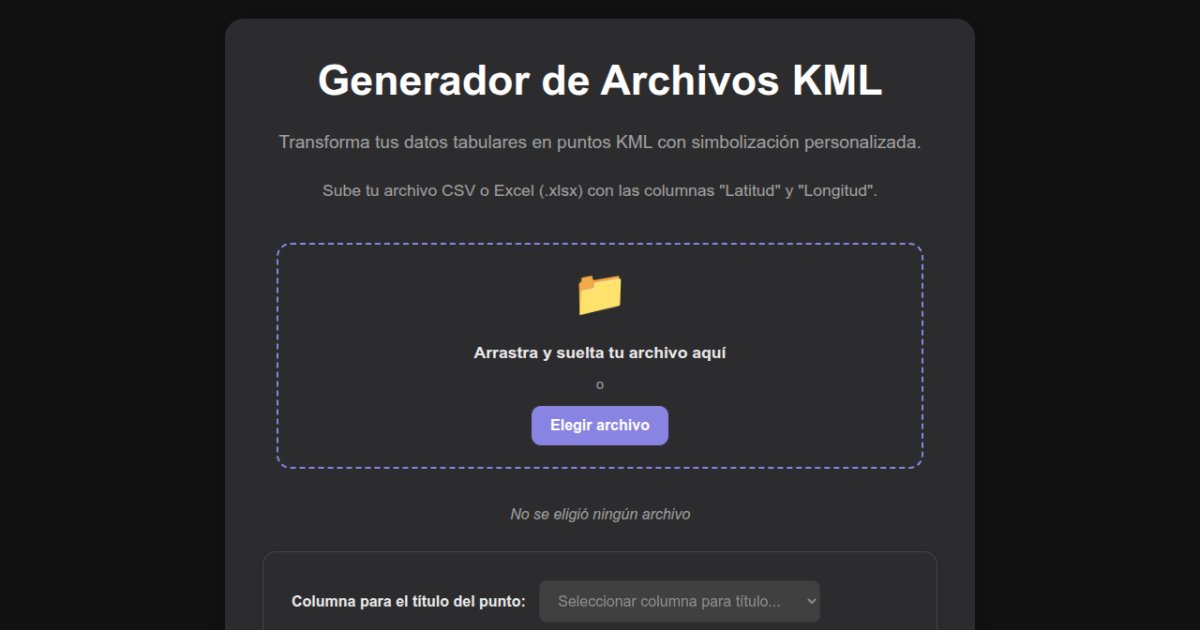 Generador de Archivos KML