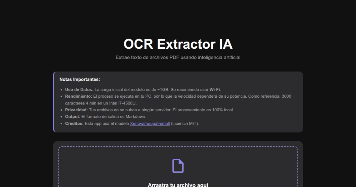 OCR Extractor IA
