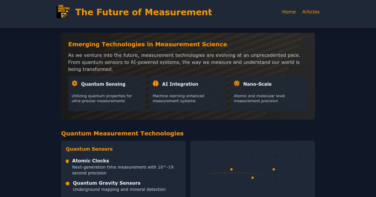 The Future of Measurement - SRVYRTIMES.AI
