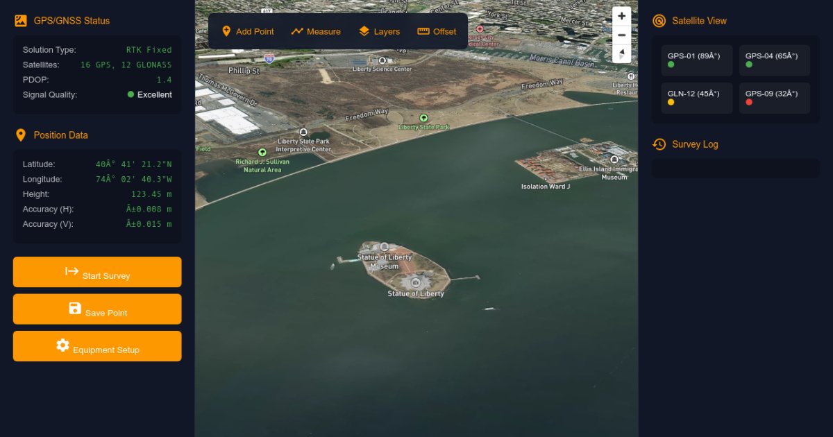 GPS/GNSS Survey Simulator