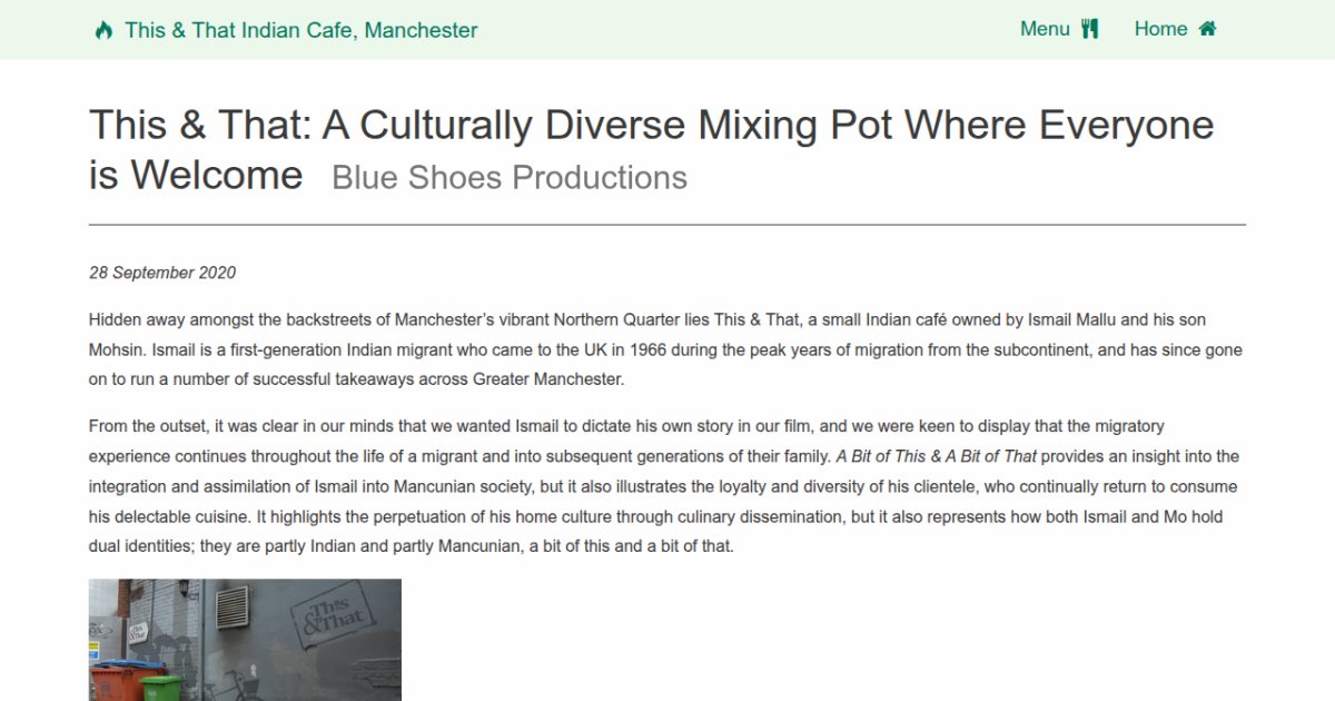 This & That: A Culturally Diverse Mixing Pot Where Everyone is Welcome