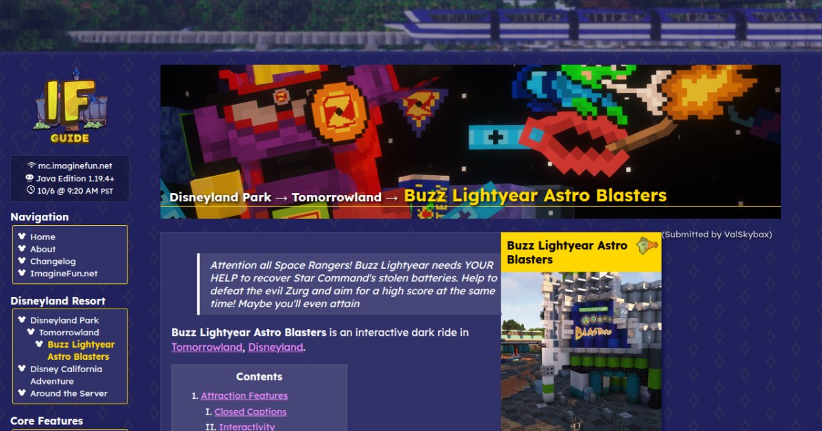 Buzz Lightyear Astro Blasters – Imagine Fun Guide