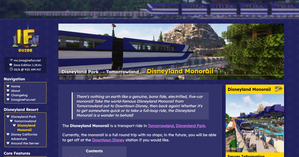 Disneyland Monorail – Imagine Fun Guide