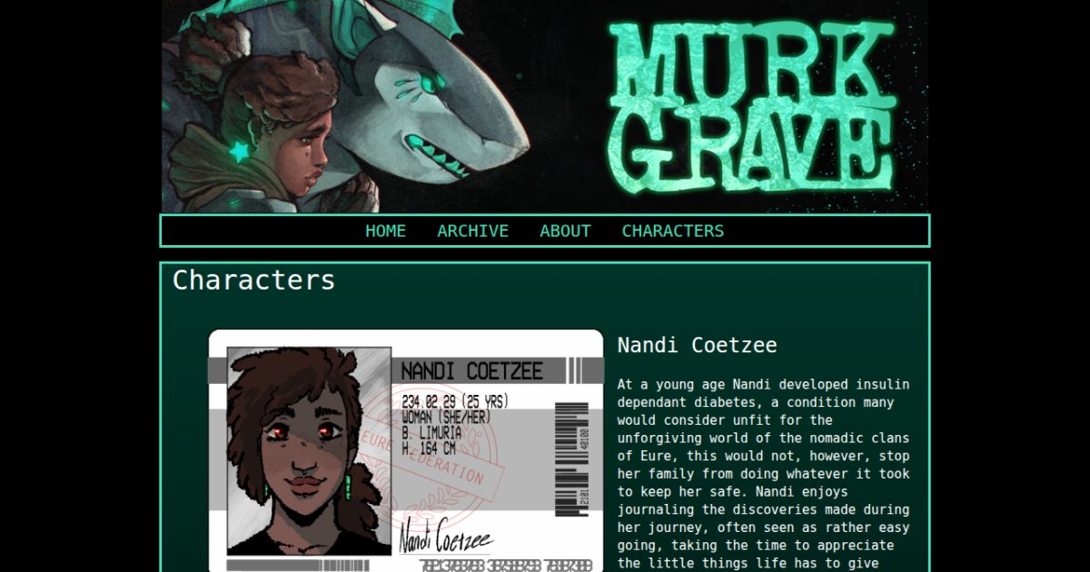 Murkgrave | Characters