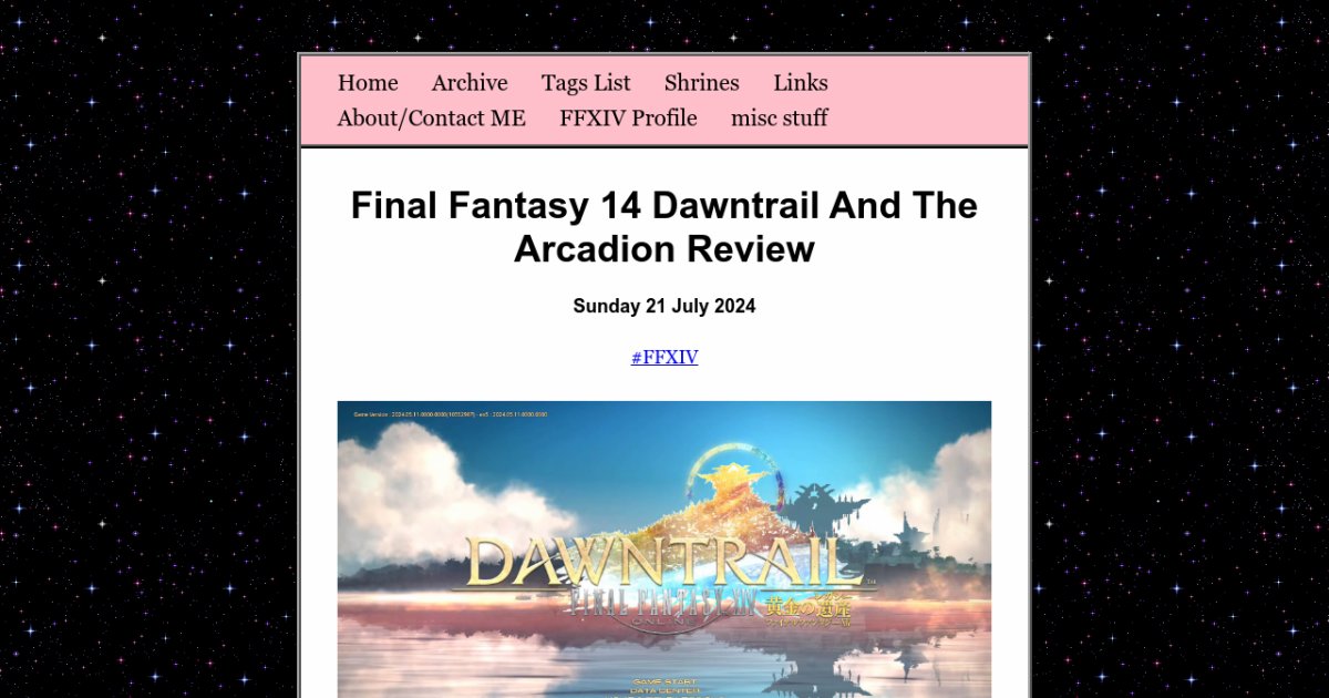 Final Fantasy 14 Dawntrail And The Arcadion Review
