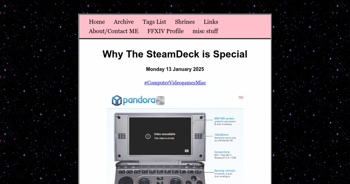 Why The SteamDeck is Special
