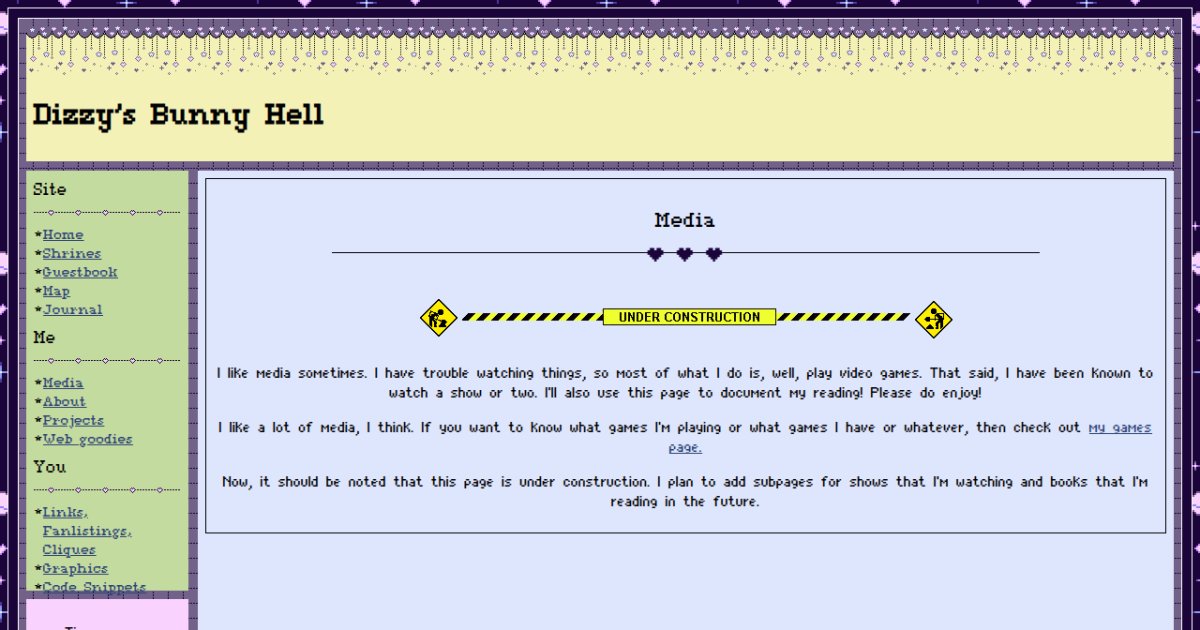 Dizzy's Bunny Hell - Media