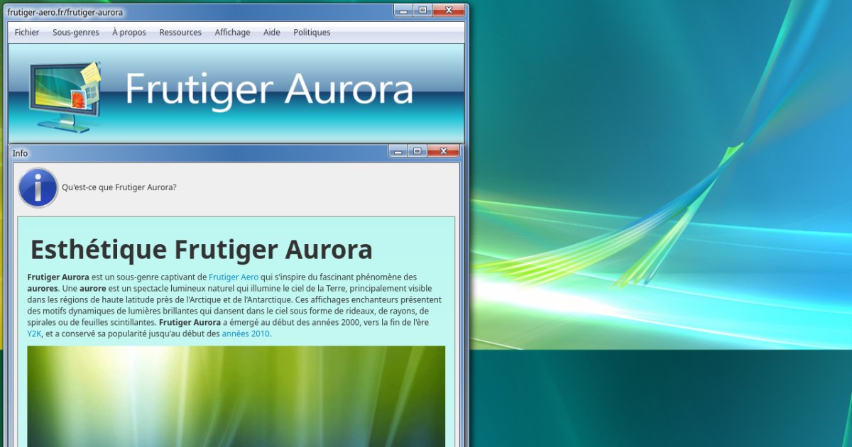 Esthétique Frutiger Aurora - frutiger-aero.fr