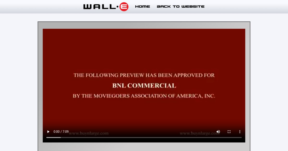 Welcome to Buy n Large