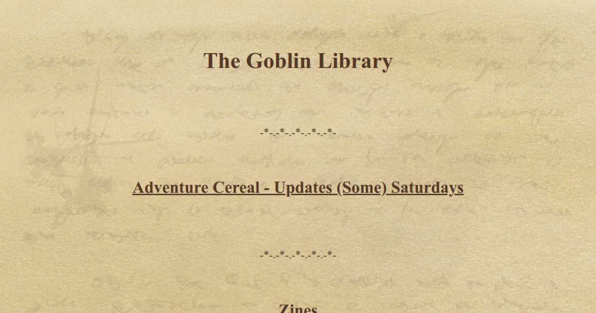 Goblin Library