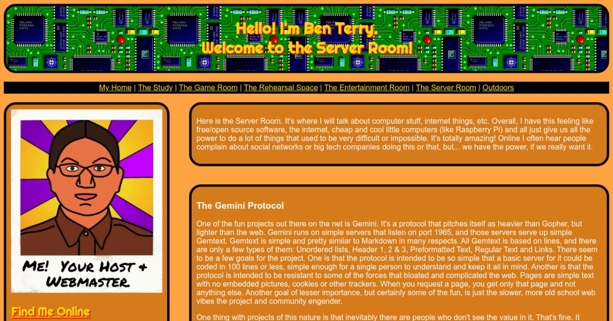 Benjamin Terry's Home Page