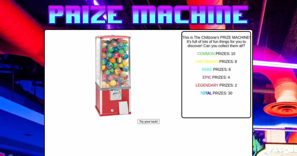 Prize Machine - The Chillzone