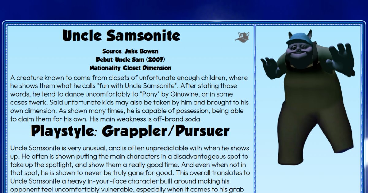 Uncle Samsonite - Lawl Dreams Database