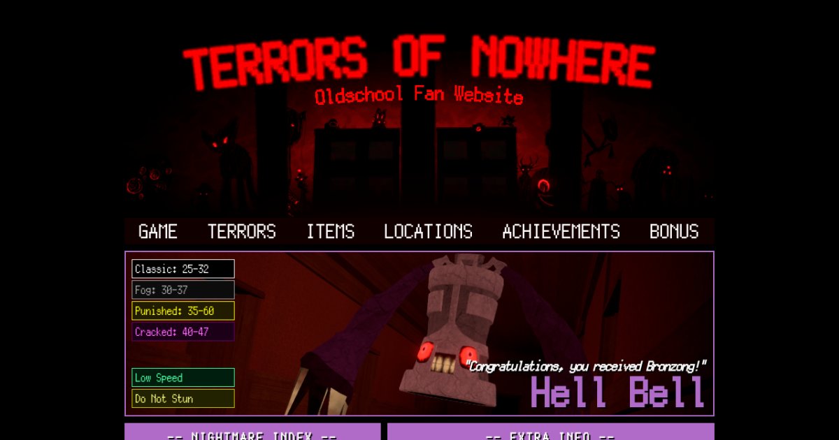 Hell Bell // Terrors of Nowhere Fan Website