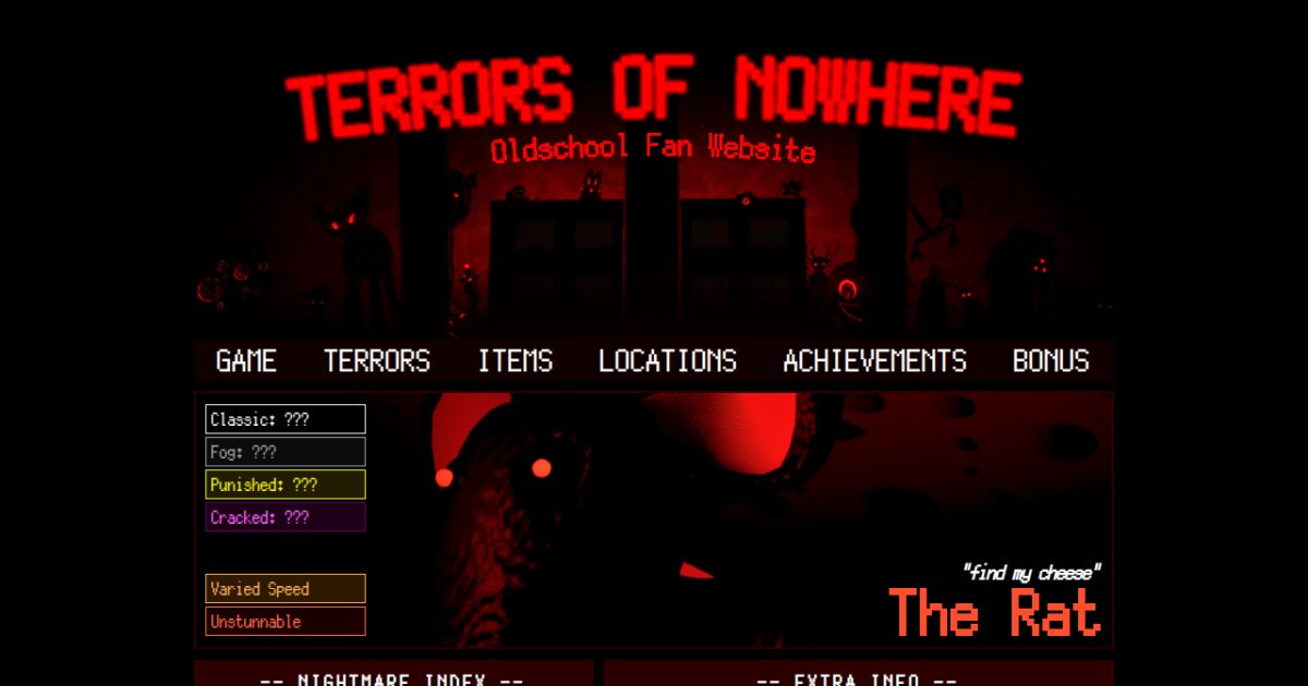 The Rat // Terrors of Nowhere Fan Website