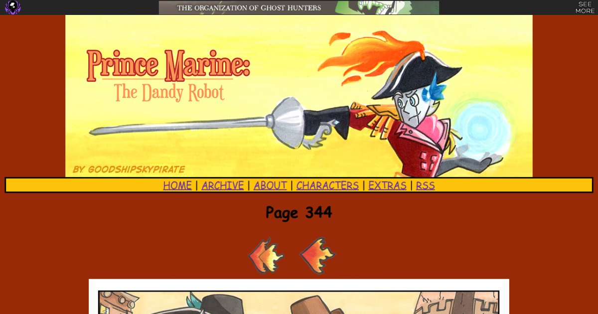 Prince Marine: The Dandy Robot