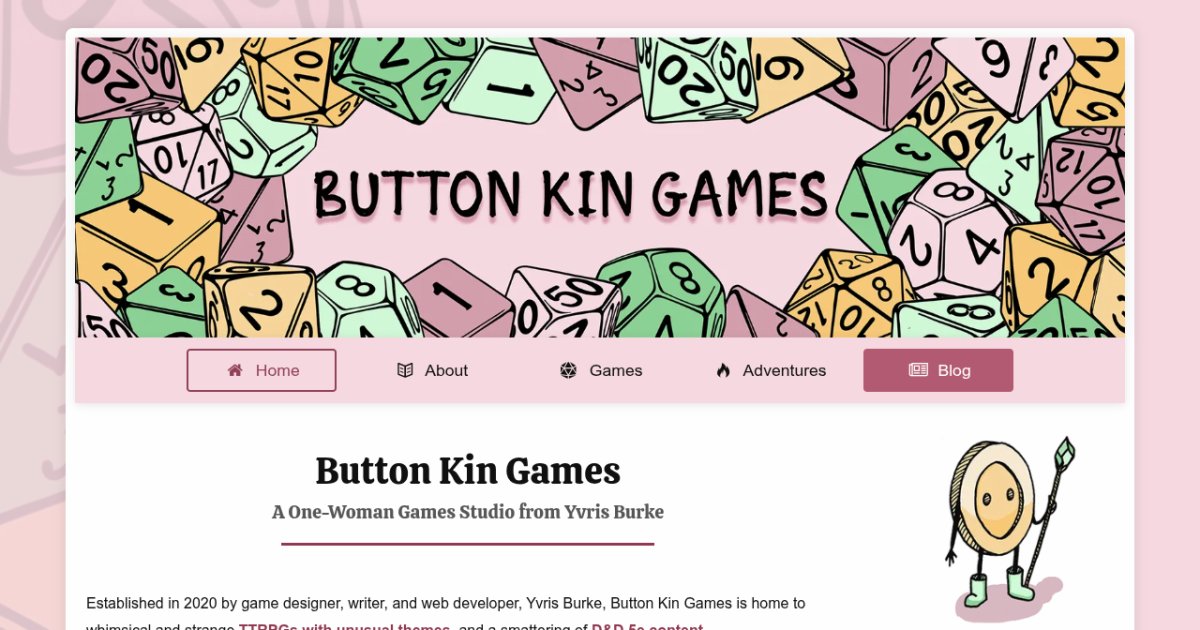 Button Kin Games | Indie TTRPG Studio | Manchester, UK