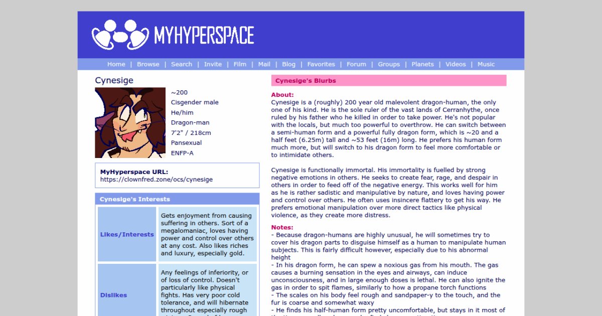 CLOWNFRED ZONE | MYHYPERSPACE