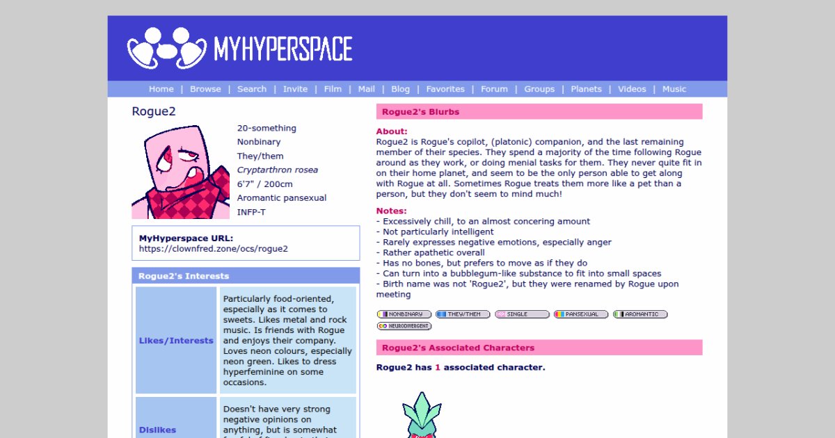 CLOWNFRED ZONE | MYHYPERSPACE