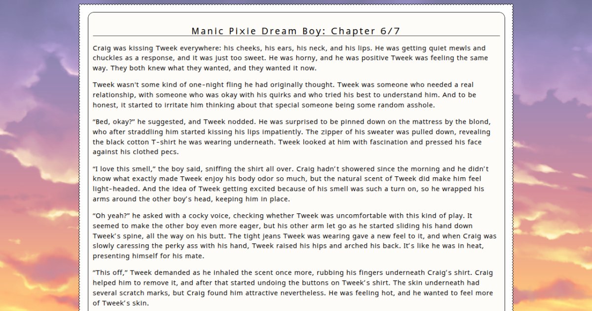 Manic Pixie Dream Boy: Chapter 6