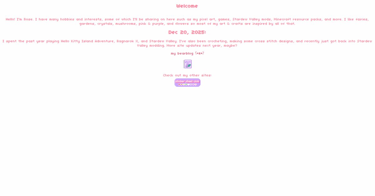 rose dryad (v.1) - blog