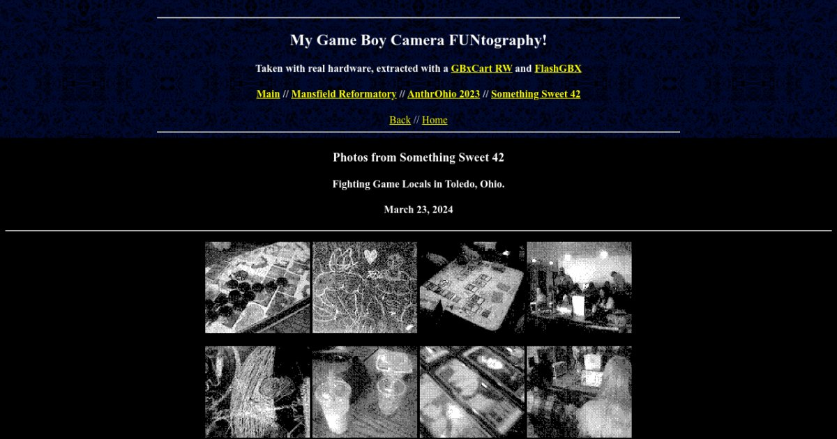 Game Boy Camera Pics