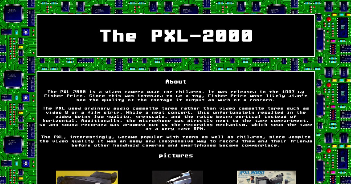 The PXL-2000