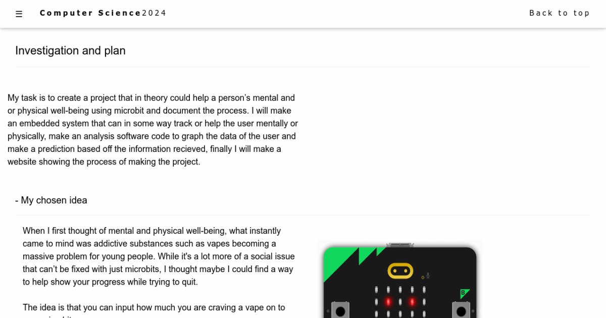 Computer science project 2024